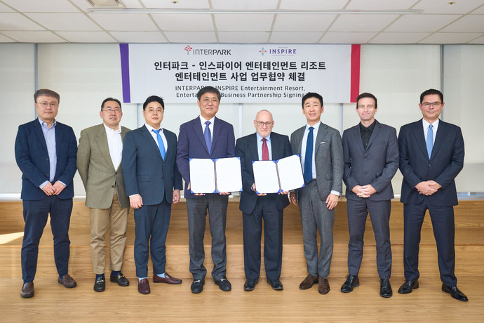 모히건 인스파이어, 인터파크와 엔터테인먼트 사업 업무협약 체결